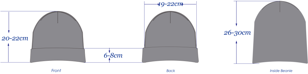 Jacquard knitted beanie with custom embroidery | C&T Headwear